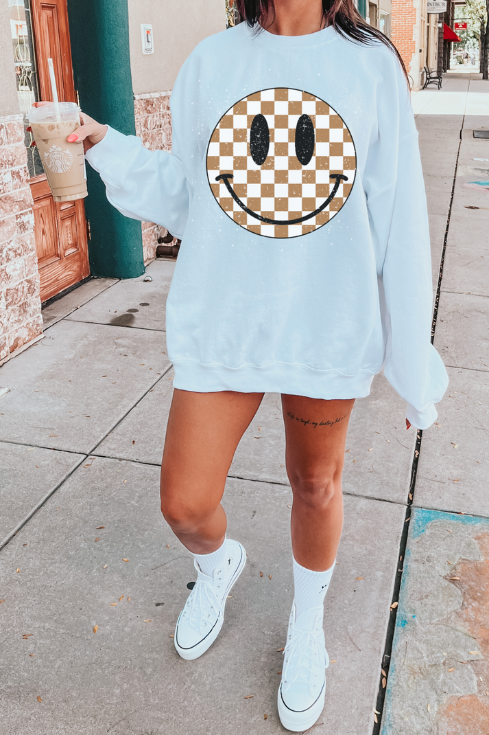 Checkered Smiley – Charlie Grey