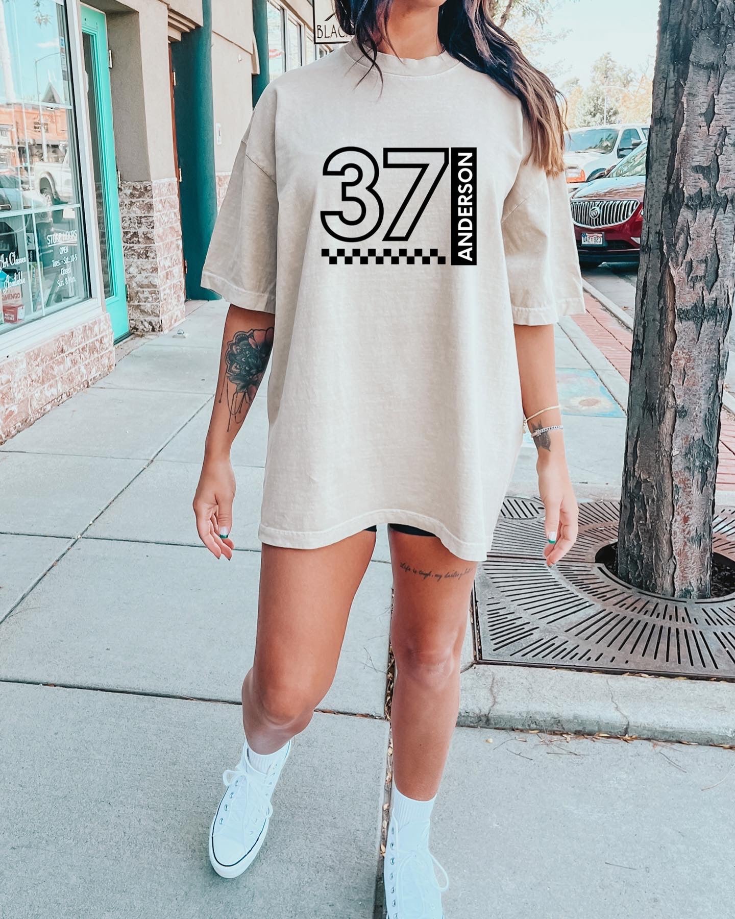 Custom Play It Tee – Charlie Grey